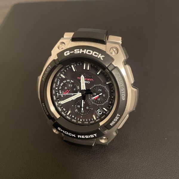 CASIO G-SHOCK MT-G MTG-1200 Chrono Analog solar black Dial Watch ...