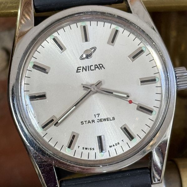 Vintage ENICAR Ocean Pearl Manual Wind Watch | WatchCharts Marketplace