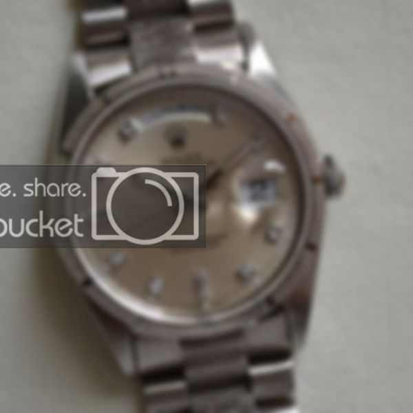 FS: Rolex Day-Date ref. 18249 Rare Diamond Dial White Gold Excellent ...