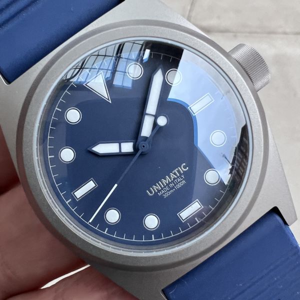 Unimatic Modello Due U2S-T-MP Titanium Field Watch | WatchCharts ...
