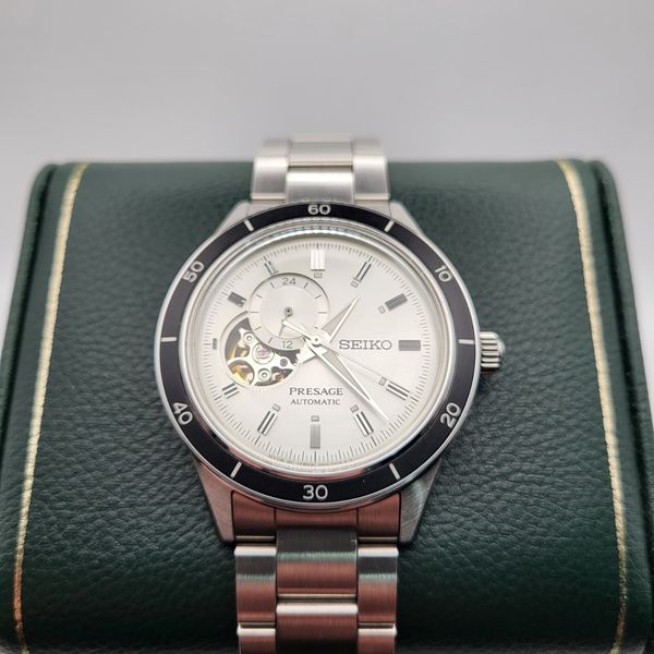 Seiko Presage Open Heart Automatic 4R39-00Z0 White Dial SSA423J1 Men's ...