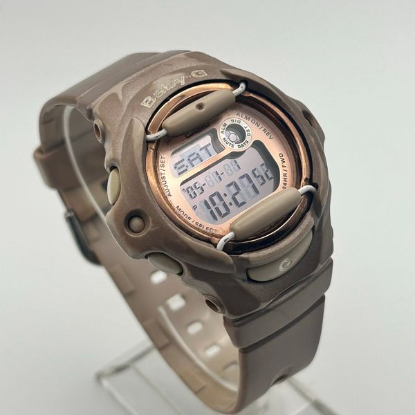 Casio Womenâ s Baby-G Rose Gold BG-169G Stainless Steel Watch New ...