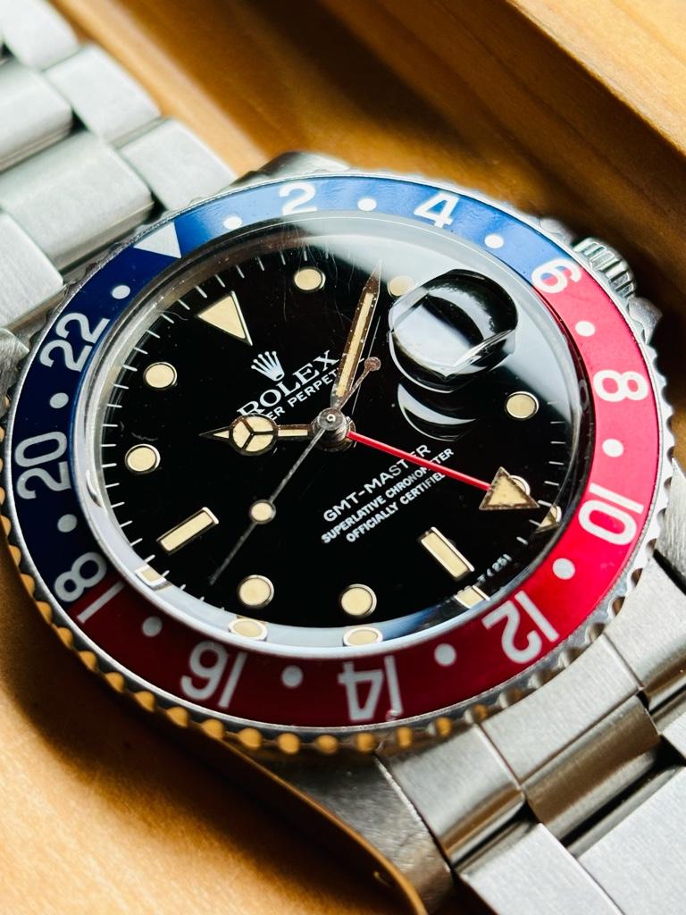 1984 Rolex GMT 16750 Glossy- Killer Patina | WatchCharts Marketplace