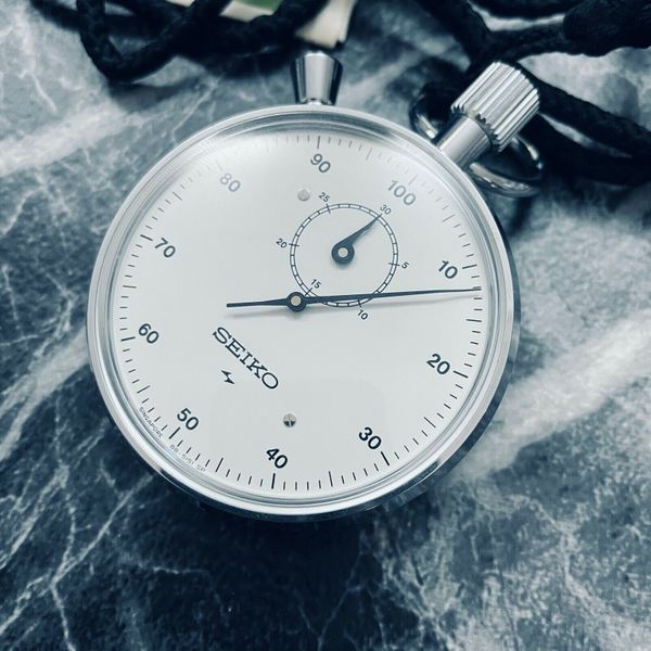 Vintage SEIKO STOPWATCH 88-5061 Vintage Hand Winding White Dial Watch ...