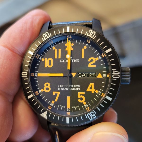 FORTIS B42 Mars 500 ORANGE * Limited Edition * 647.28.13.L.13 B 42 ...