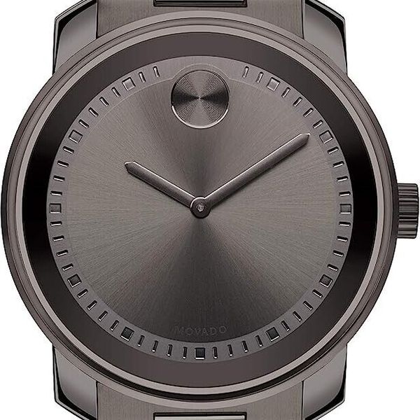 Movado Men's Bold Gunmetal Grey Dial Grey Ion-plated Swiss Watch ...