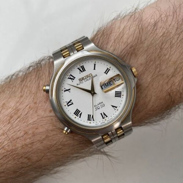 Seiko SQ 50 Alarm Auto Calendar, Chronograph, Timer, Alarm Dancing ...