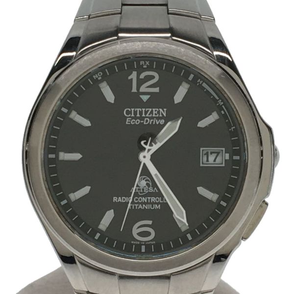 [Used] CITIZEN Solar watch / Analog / Titanium / BLK / SLV [Clothing ...