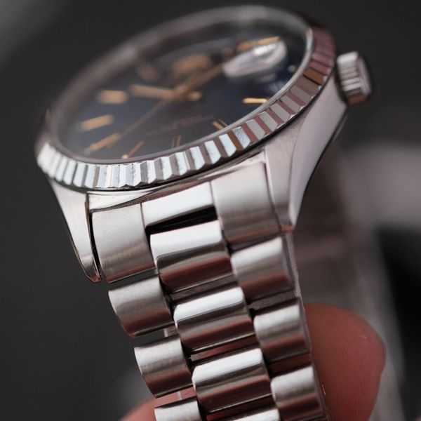 [WTS] Orient President 1st Gen Day Date | Blue Dial & Fluted Bezel ...
