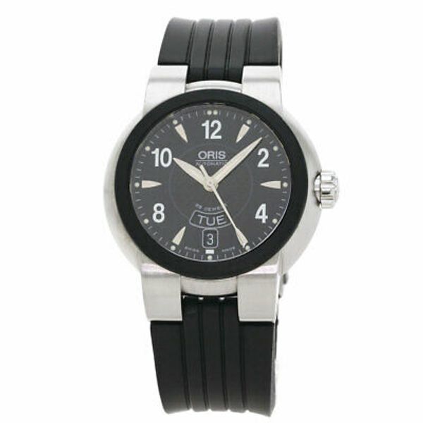 ORIS Day date Watches 7518-44 Stainless Steel/Rubber mens | WatchCharts ...