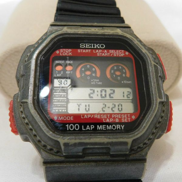 SEIKO W358-4A10 SPORTS DIGITAL 100 LAP MEMORY | WatchCharts Marketplace