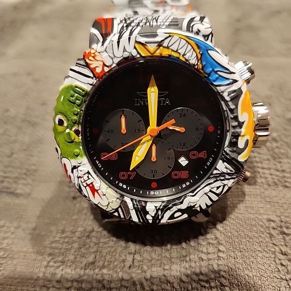 Invicta Graffiti Mens Pro Diver 52mm | WatchCharts Marketplace