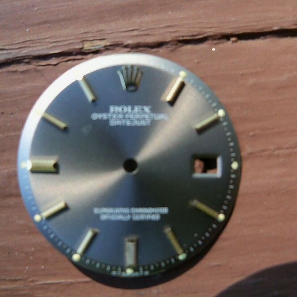 Rolex DateJust Gray Face Used | WatchCharts Marketplace