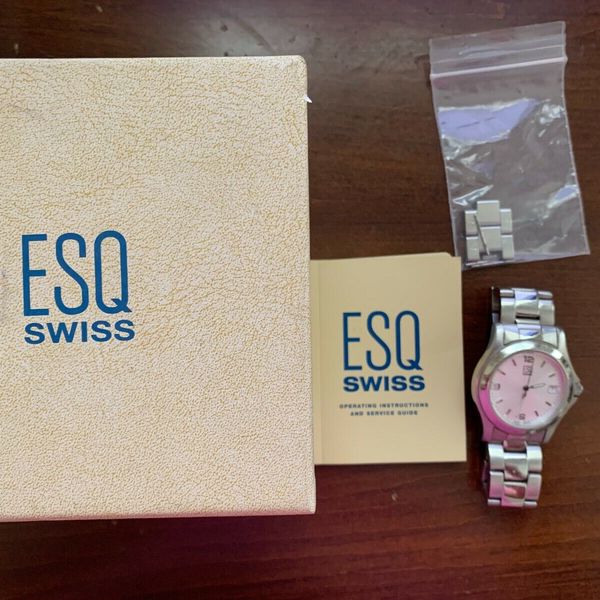 ESQ E5063 CLASSIC STAINLESS STEEL WATCH Needs New Battery | WatchCharts ...
