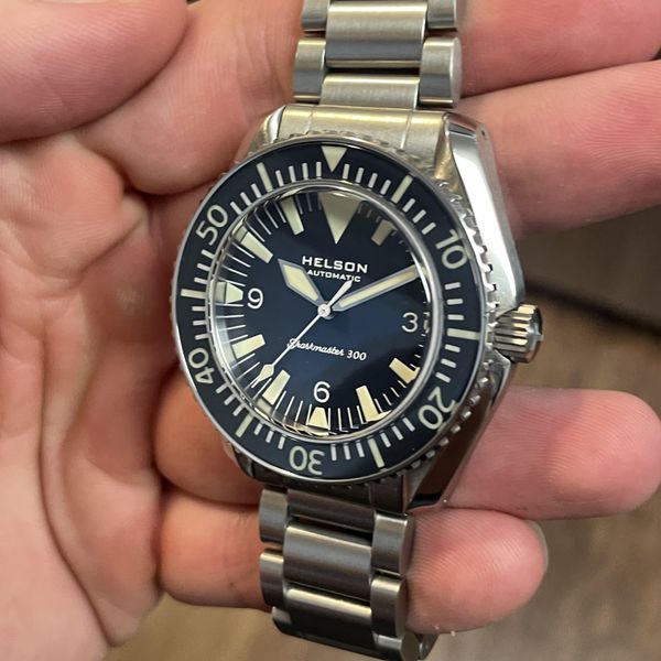 [WTS] Helson Sharkmaster 300 Black Dial / FULL KIT / LIKE NEW | WatchCharts Marketplace