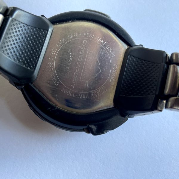 VTG Casio Tough Solar Pathfinder Digital Watch PAW-1100T Men 100m ...