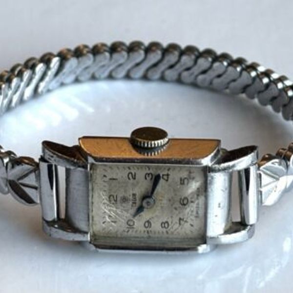 Vintage Ladies Tudor 219 Tank Watch 17J Not Working Parts/Repair ...
