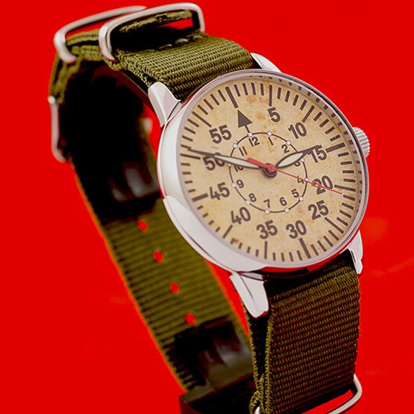 Ex Rare Vintage MILITARY style WAR2 WW2 wrist watch Pilot's LACO by ...