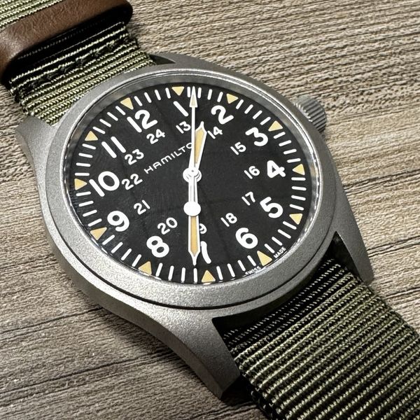 Hamilton - Khaki Field 42mm Mechanical With SS And Nato Straps ...