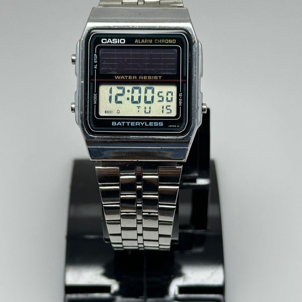 Vintage Digital Casio Alarm Chrono AL-180 Batteryless Japan Made Men's ...