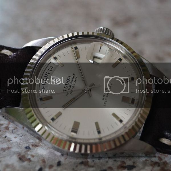 FS Tudor 7019/4 s Silver dial Date+day with France date wheel ...