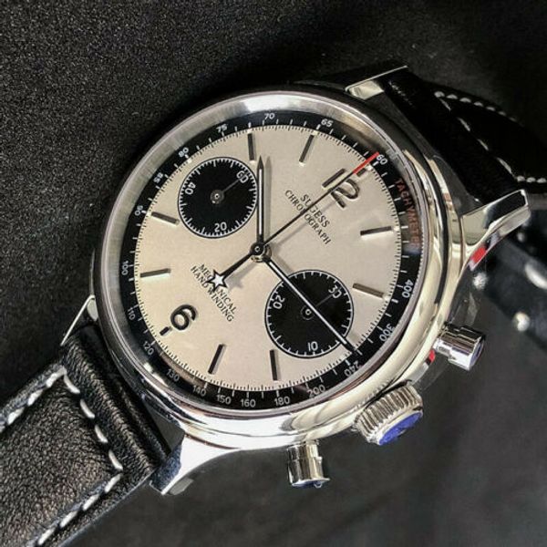 Classic Army 1963 Pilot Watch Mens Seagull Panda Movement Mechanical ...