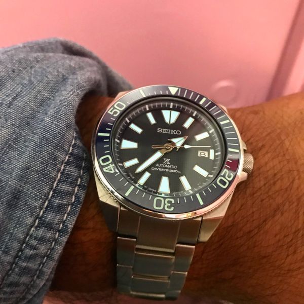 FS: Seiko Samurai JDM, Blue dial, L.C.B.I bezel insert | WatchCharts