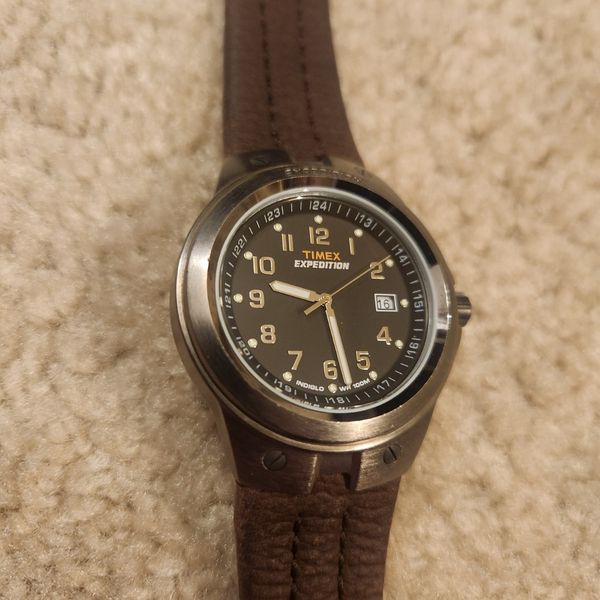 Timex Expedition With Indiglo Bakclight Wr100m Mens Watch CR2016 ...