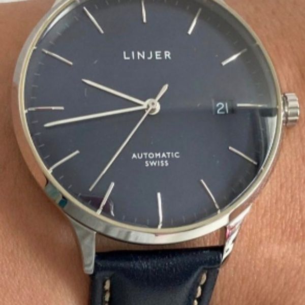 Linjer Swiss Automatic Watch (38mm) | WatchCharts Marketplace