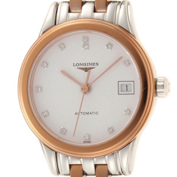 LONGINES Longines Watch Flagship L4.274.3.99.7 Stainless Steel/Red PVD ...
