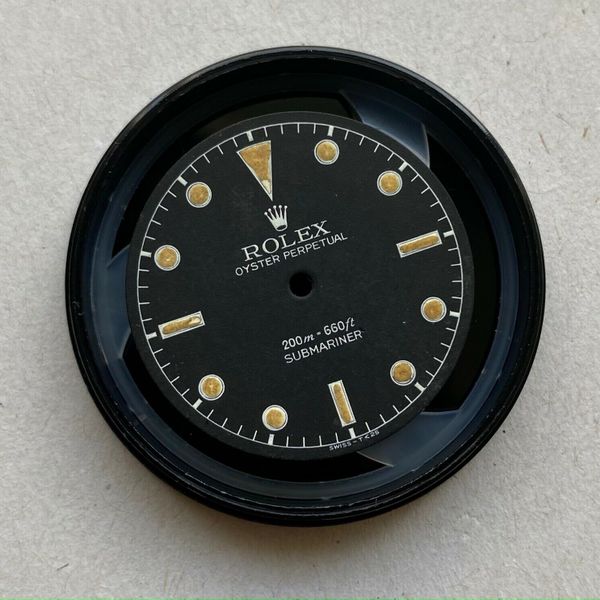 1950's RARE Vintage Rolex Submariner ref.6200 6538 Big Crown Service ...