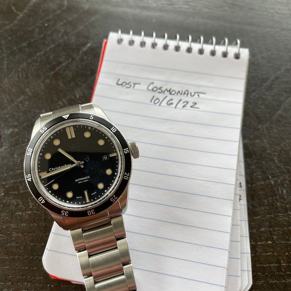 [$450 USD] FS: Christopher Ward C65 Trident Black Push-Pull Crown ...