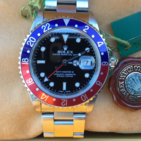 [$11,600 USD] FS Rolex Pepsi Gmt 16710 serviced $11,600 | WatchCharts