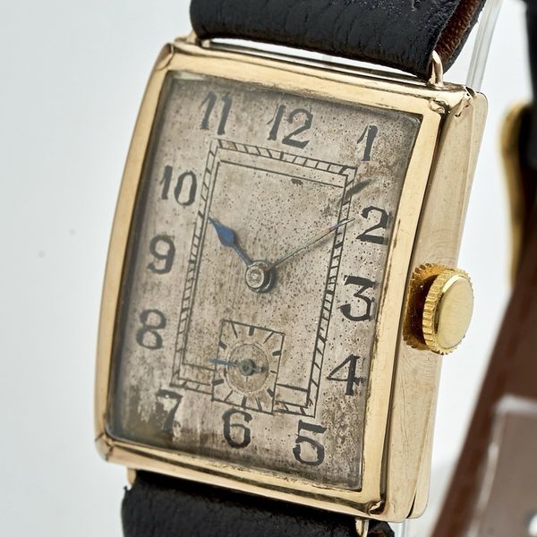 Rolex Extra Prima 9K Gold â 1926â Art Deco Gents Vintage Tank Watch ...