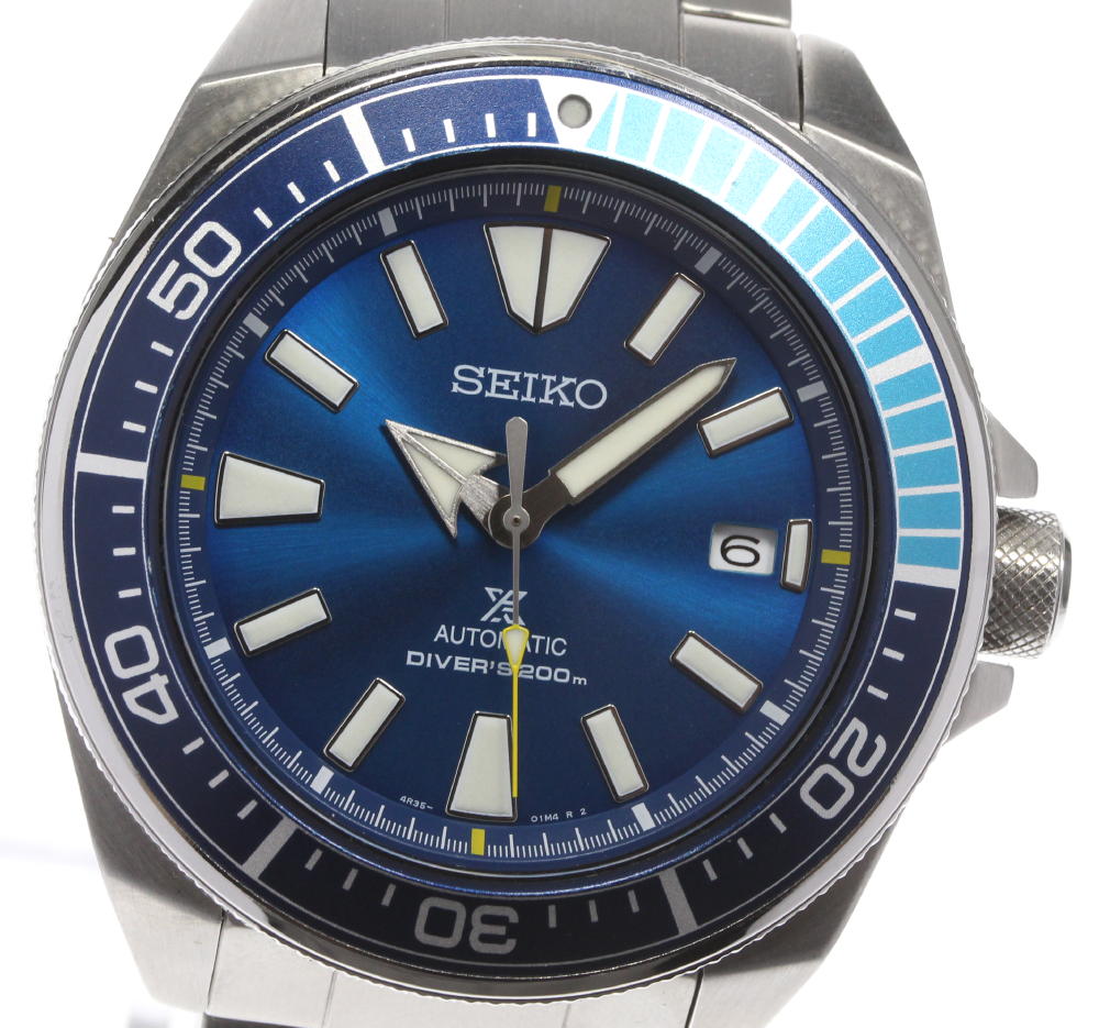 Good product [SEIKO] Seiko Prospex Blue Lagoon Samurai Date SRPB09 / 4R35-01S0 Automatic Men's ...