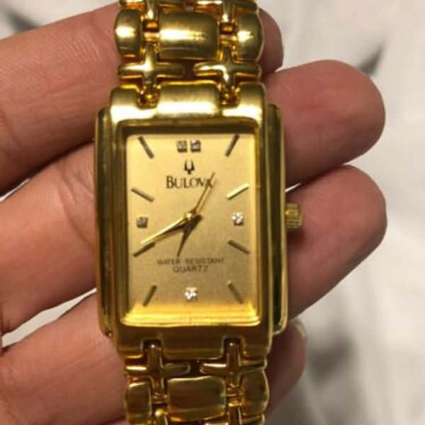 Mens New Bulova 9063-5020 AO 18K Gold Plate? Watch | WatchCharts ...