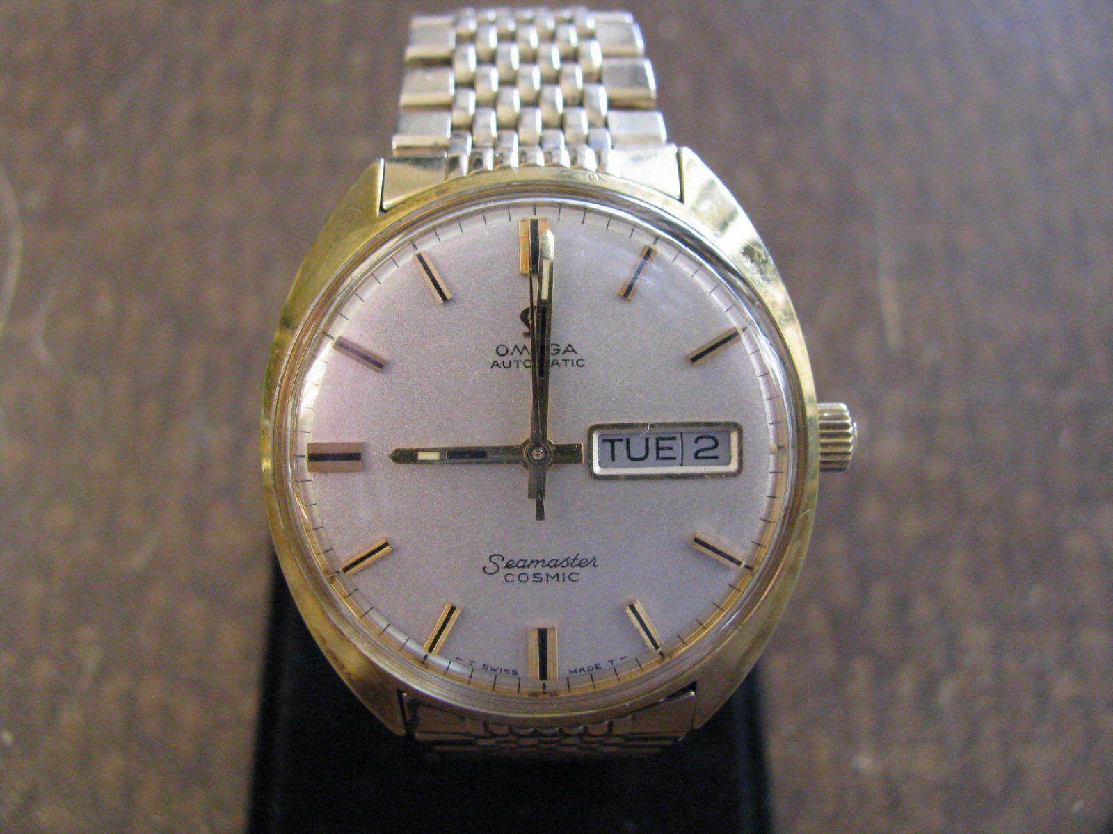 Vintage Omega Seamaster Cosmic 166036-TOOL 107 Automatic Men's Day Date Watch | WatchCharts ...