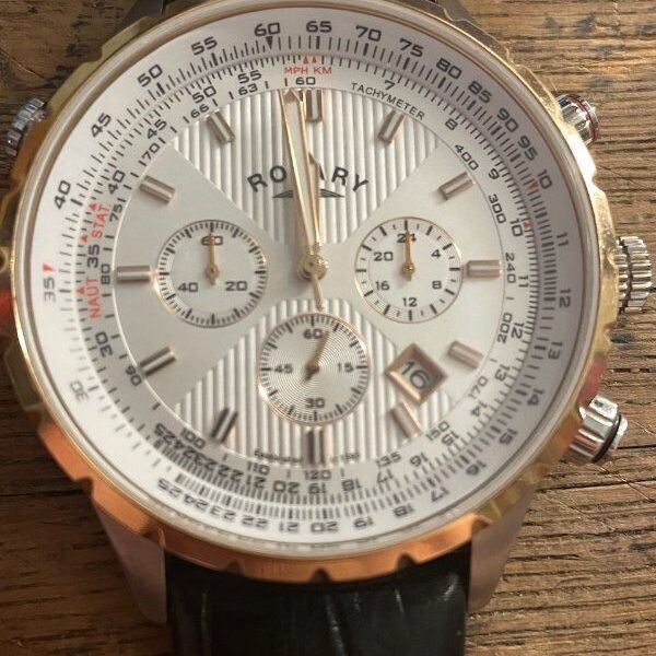 Rotary Men's Chronograph Aviator Pilot Watch GS00452/02 | WatchCharts ...