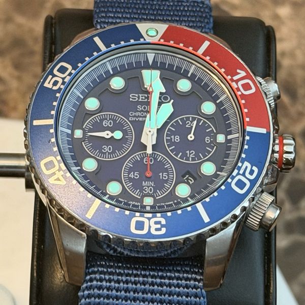 A Cool Seiko Prospex Solar Watch, SSC019P1 PEPSI Comes With A Dango ...