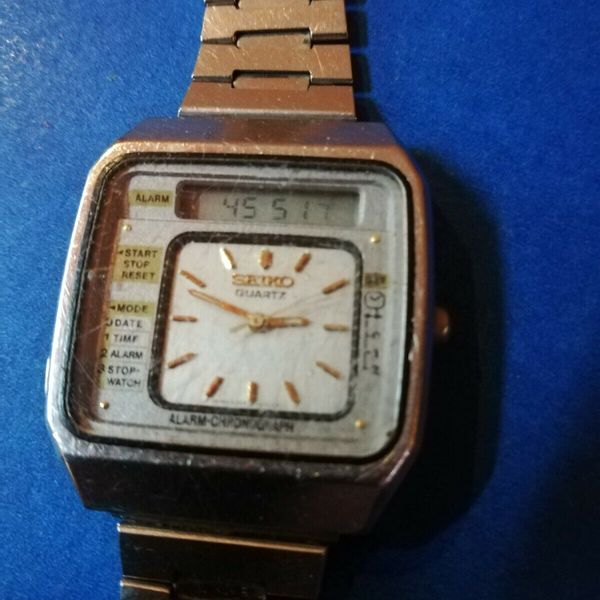 RARE Vintage Seiko H357-5050 Dual Time/Ana-Digi Steel | WatchCharts