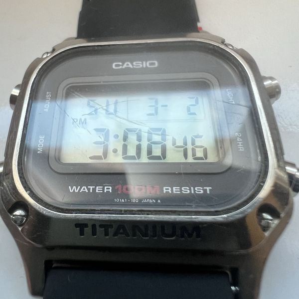 Casio Titanium Digital Watch. Used. Works TW-7000 | WatchCharts Marketplace