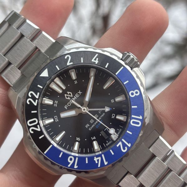 [WTS] Formex Reef 42 GMT Black w Blue | WatchCharts Marketplace