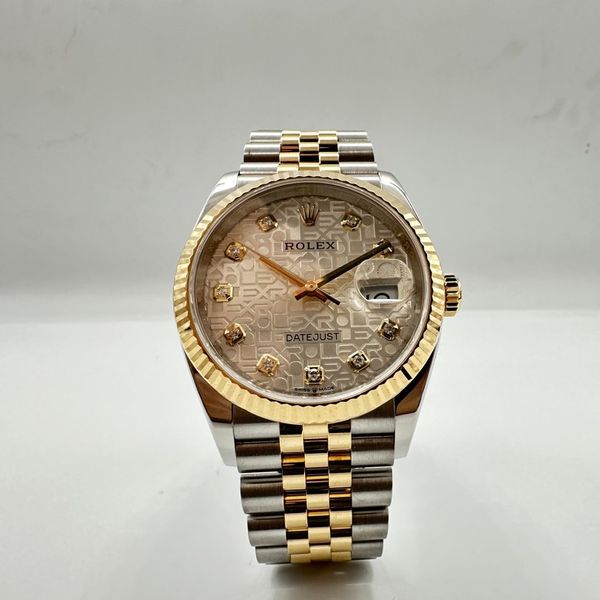 Rolex Datejust 36 Computer Dial Yellow Rolesor. | WatchCharts Marketplace