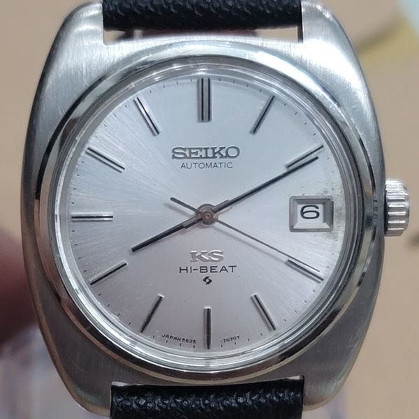 1970S VINTAGE KING SEIKO KS 5625 HI BEAT 28800BPH AUTOMATIC 25J SS MENS WATCH | WatchCharts ...