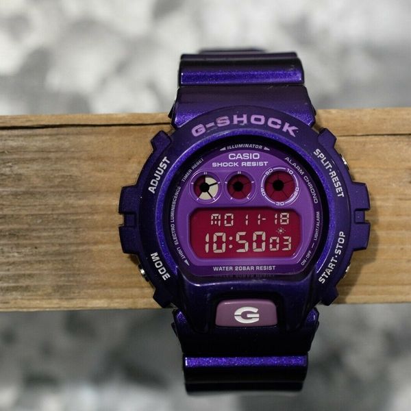 Casio G-Shock (1289) DW-6900CC Purple Metallic, Working | WatchCharts