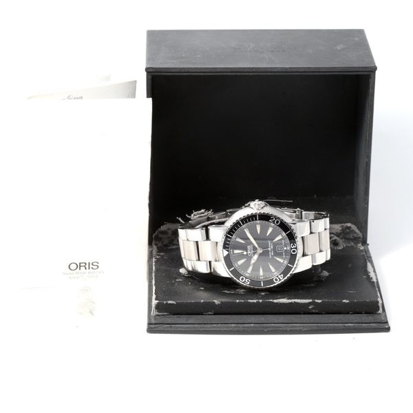 Oris Divers TT1 Automatic 7533P Black Dial 41mm Stainless Steel Men's ...