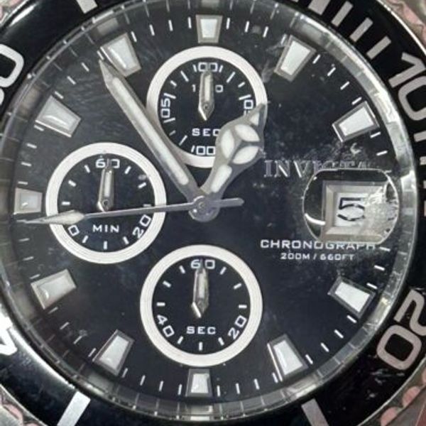 VINTAGE INVICTA CHRONOGRAPH 1003 QUARTZ WATCH NEEDS BATTERY FITTING ...