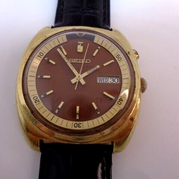 Seiko Bell-matic Mens Watch Choco Dial Day & Date Automatic 4006-6037 ...