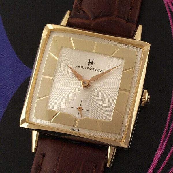 EXCEPTIONAL HAMILTON "CARSON" VINTAGE WATCH, 1960, GR 673, 17J ...