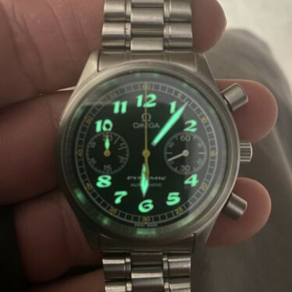 OMEGA Dynamic 5240.50 Chronograph black Dial Automatic Men's Watch ...